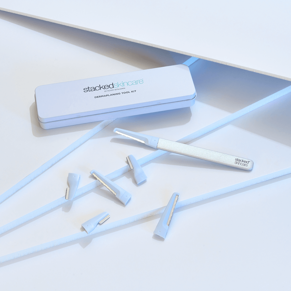 Dermaplaning Kit - Facial Razor & Skincare | StackedSkincare